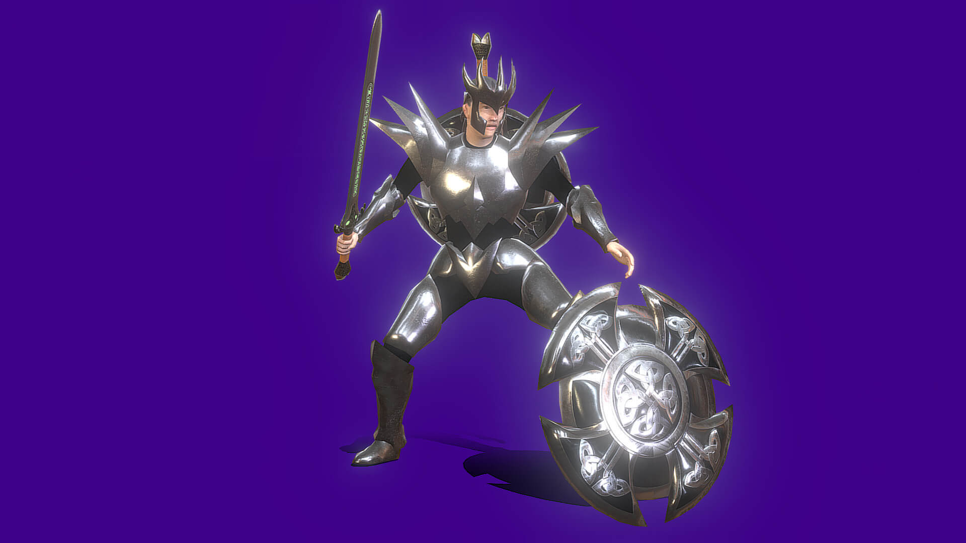 Low Poly Animated Dark Knight - Free 3D Model by stonelion7