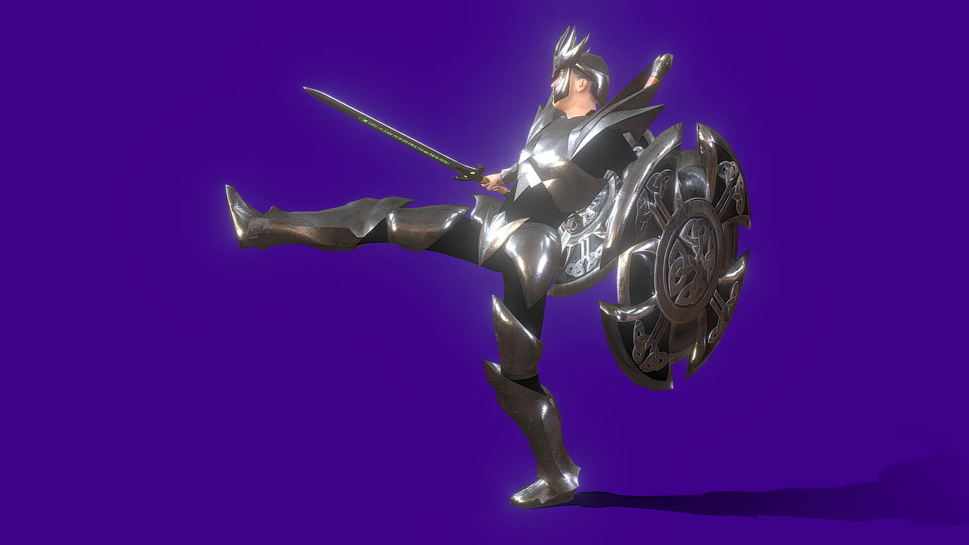 Low Poly Animated Dark Knight - Free 3D Model by stonelion7