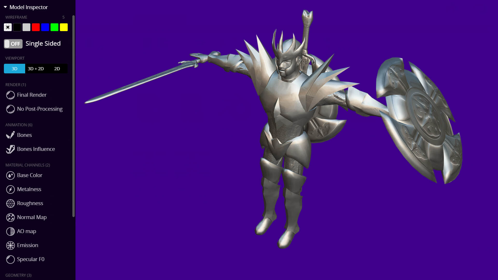 Low Poly Animated Dark Knight - Free 3D Model by stonelion7