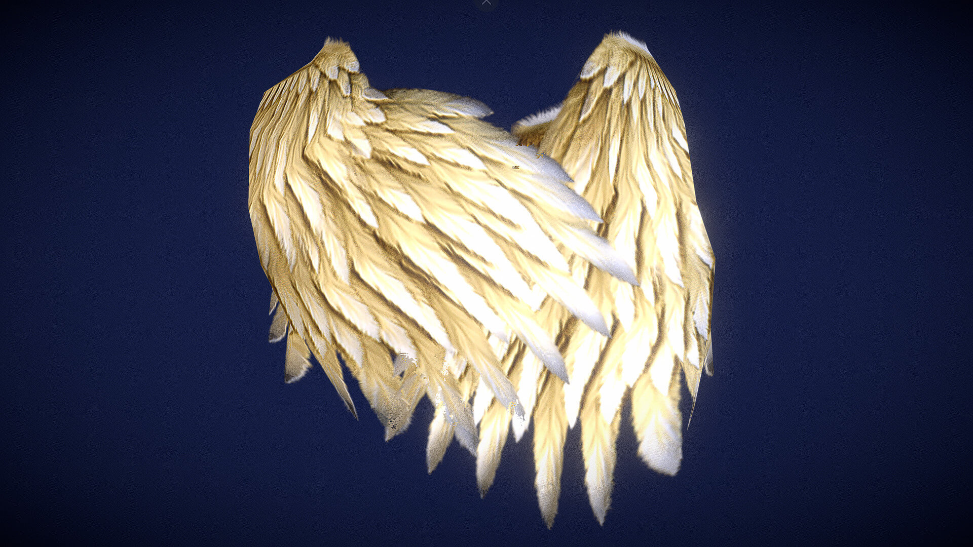 Golden Wings - 3D Model by stonelion7
