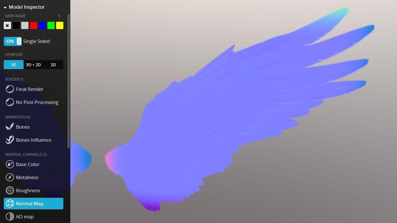 Dark Angel Wings - 3D Model by stonelion7