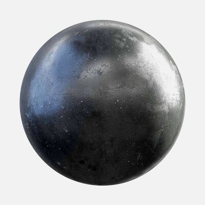 Black Painted Metal - 3D Texture by stop and shop