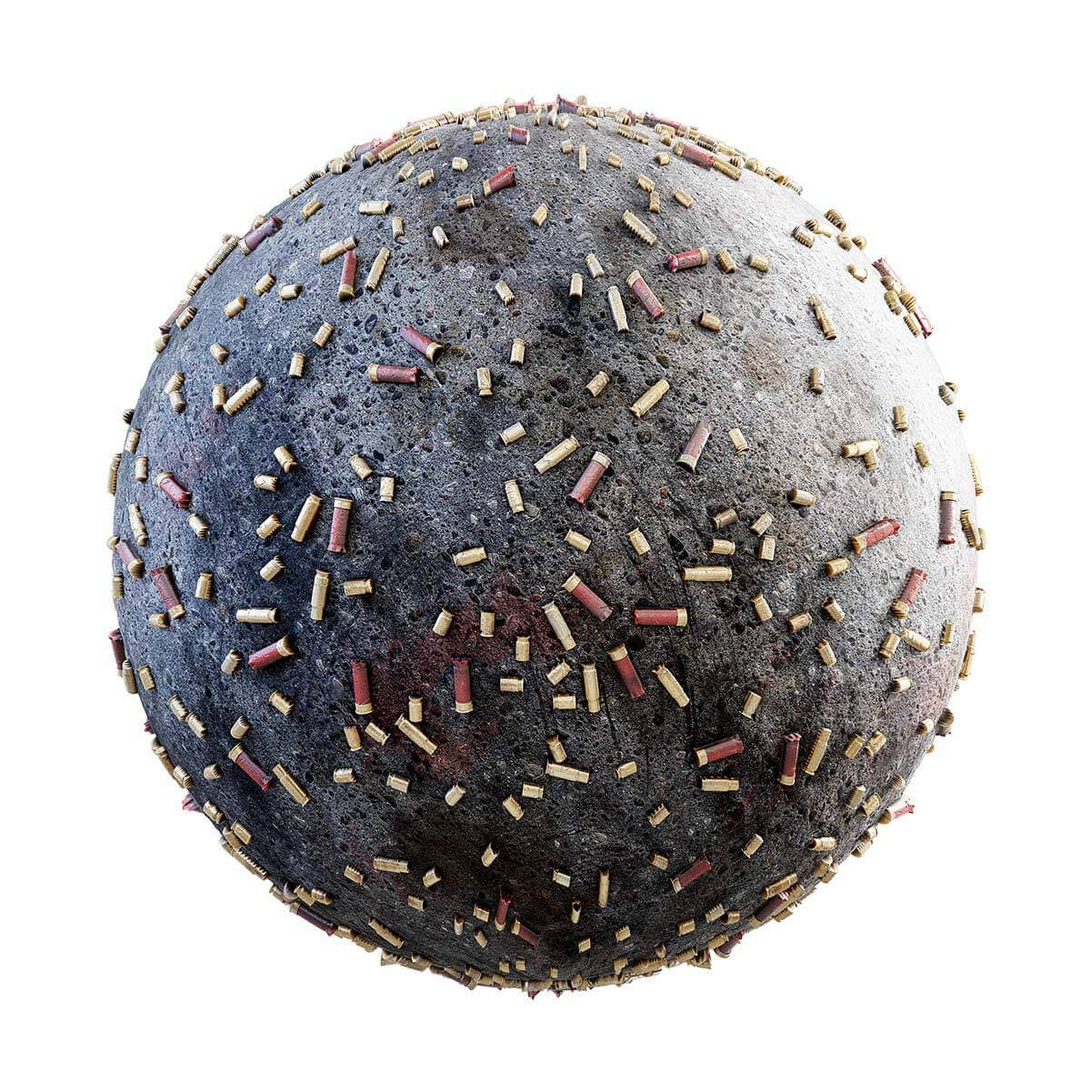 Bullets and Shells on Asphalt Road - 3D Texture by stop and shop