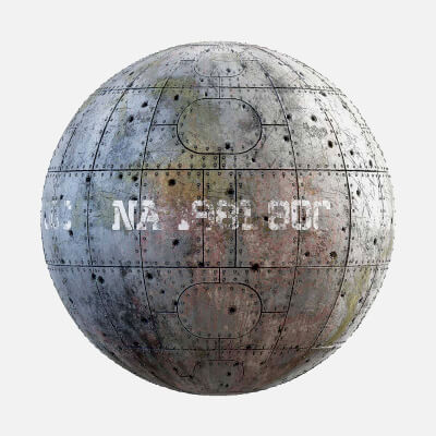 Damaged Aircraft Armor - 3D Texture by stop and shop