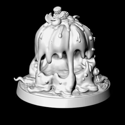 Jello Monster - 3D Model by stop and shop