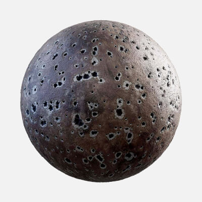 Metal With Bullet Holes 02 - 3D Texture by stop and shop