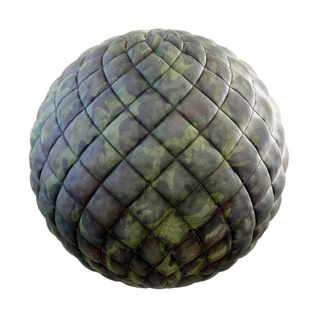 Padded Camo Fabric 01 - 3D Texture by stop and shop