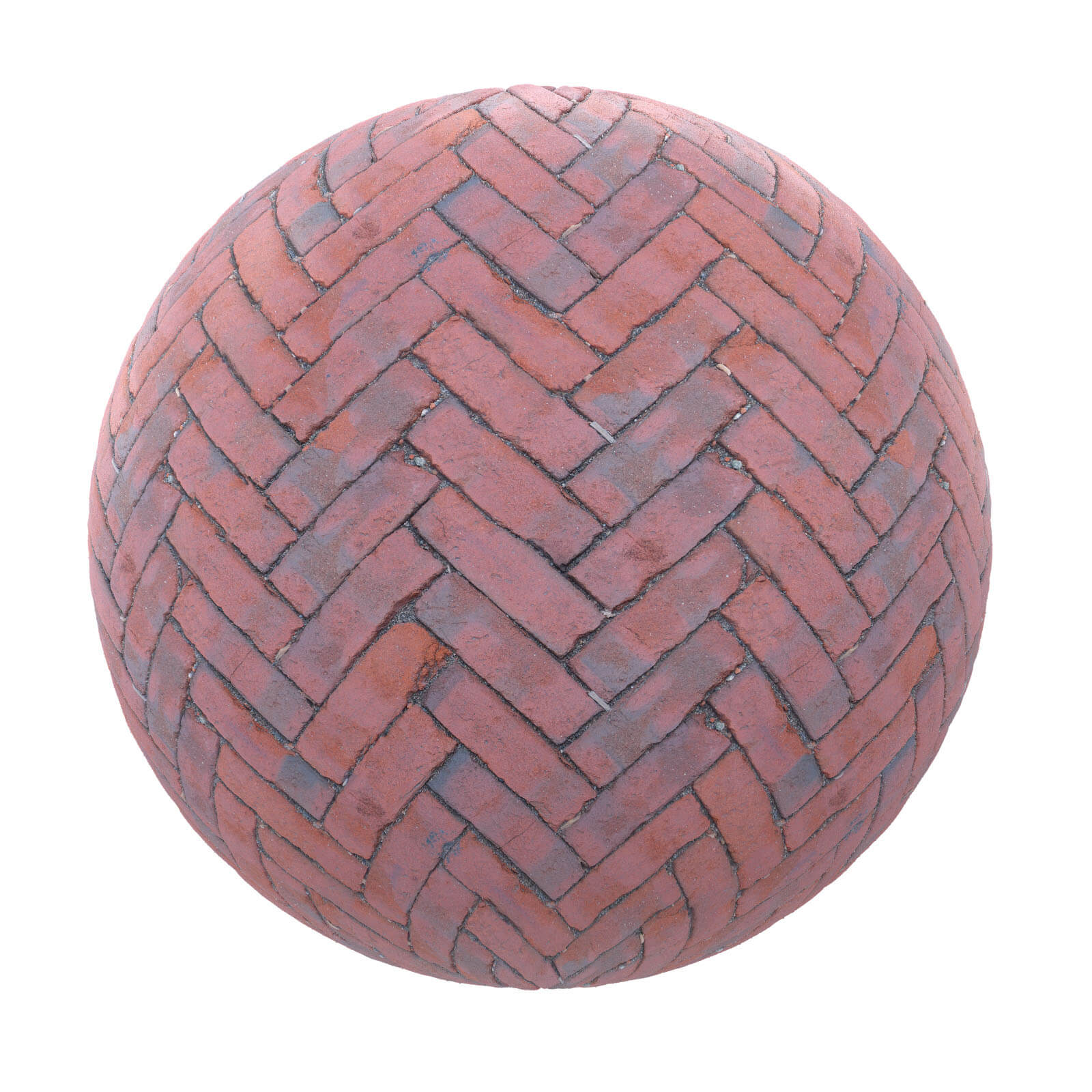 Red Brick Pavement 3 - 3D Texture by stop and shop