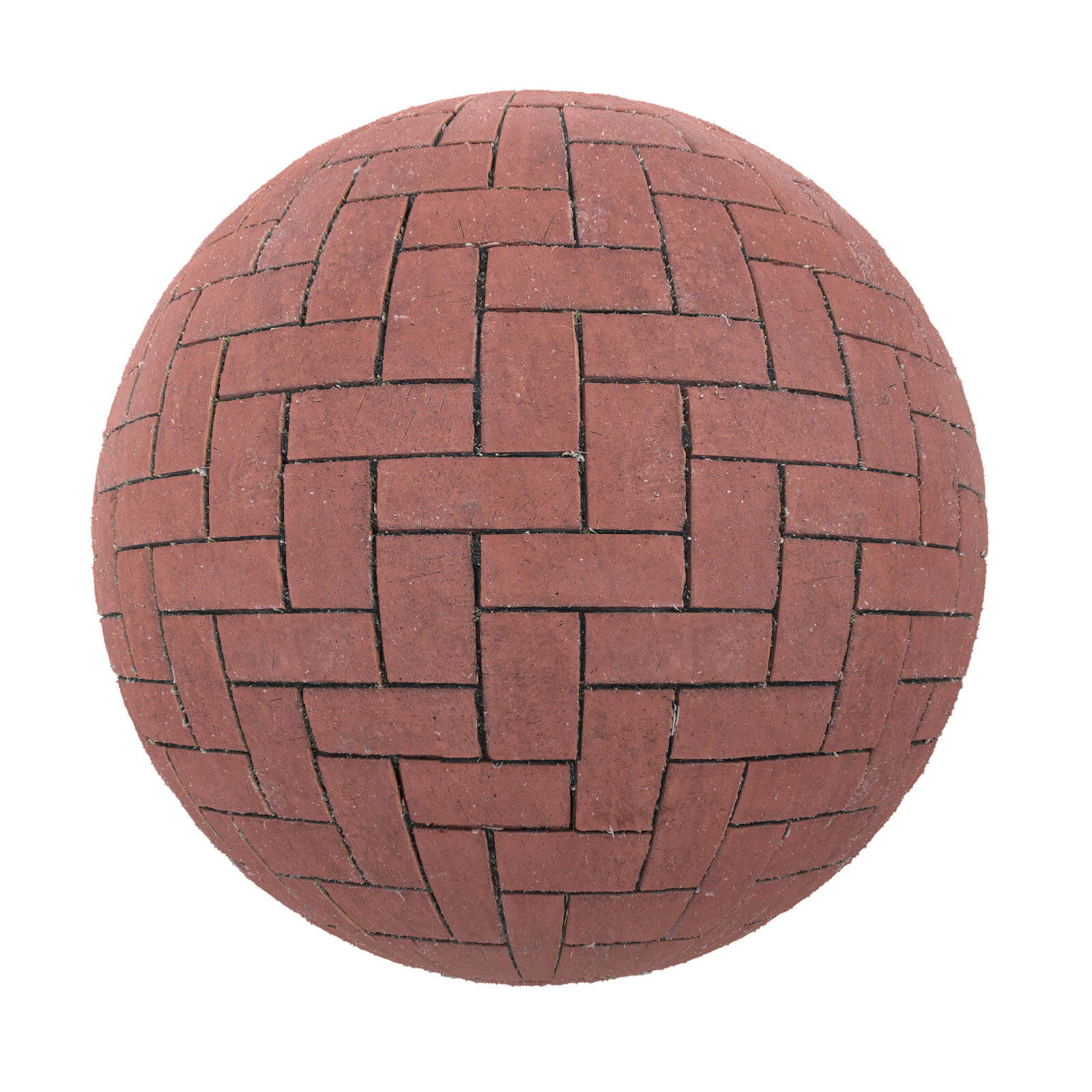 Red Brick Pavement 7 - 3D Texture by stop and shop