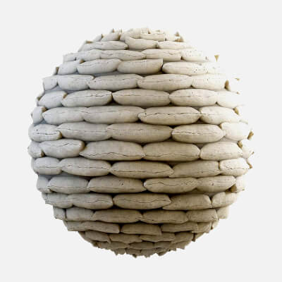 Sandbags Military - 3D Texture by stop and shop