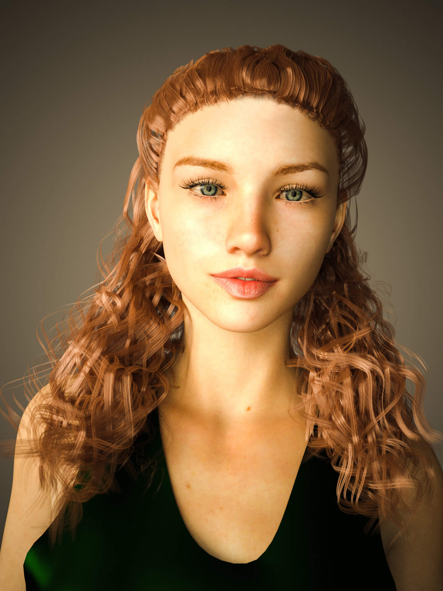 Akirah Curly Hair for Genesis 8 Female - Daz Content by storage-plan