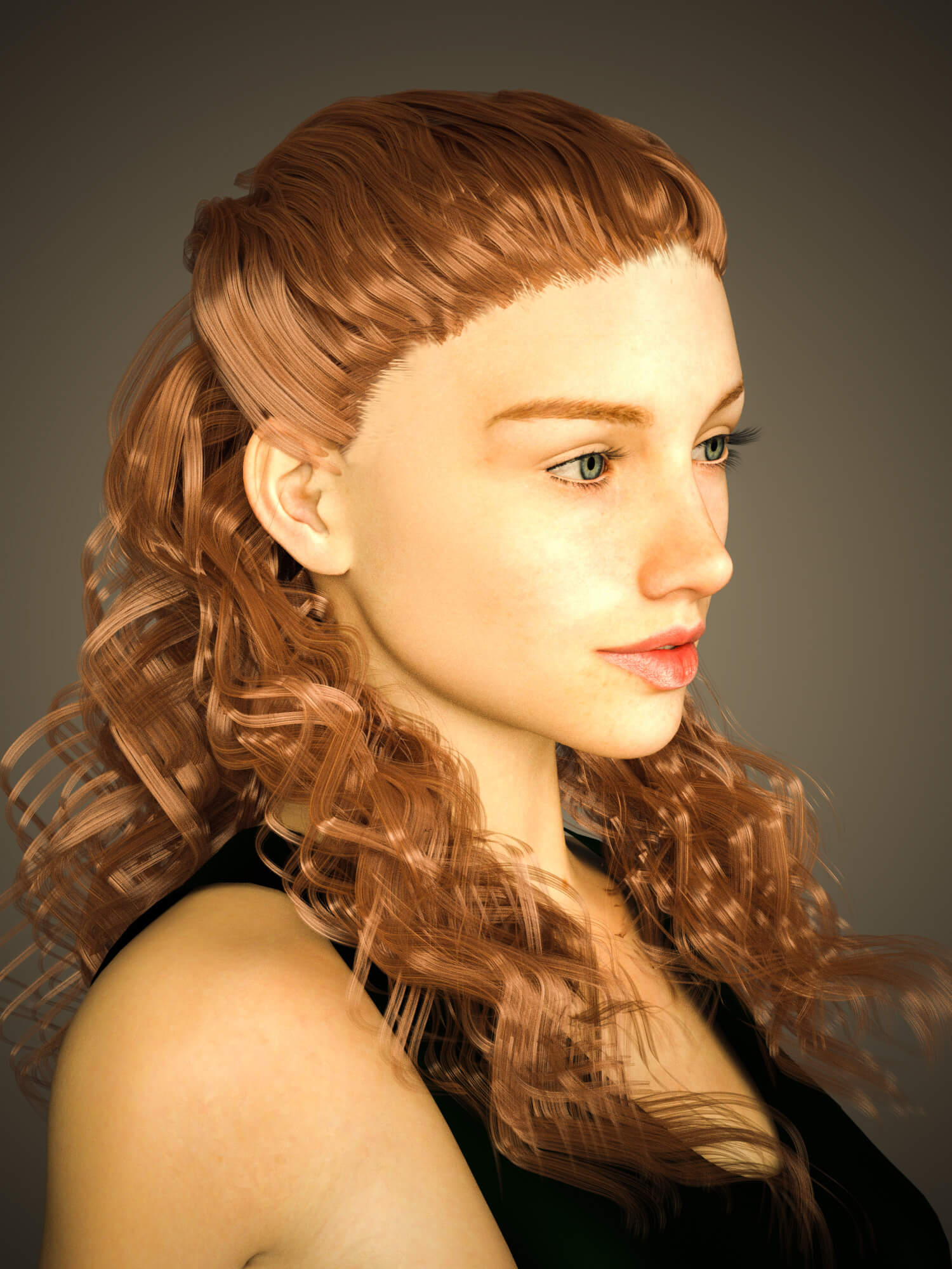 Akirah Curly Hair for Genesis 8 Female - Daz Content by storage-plan