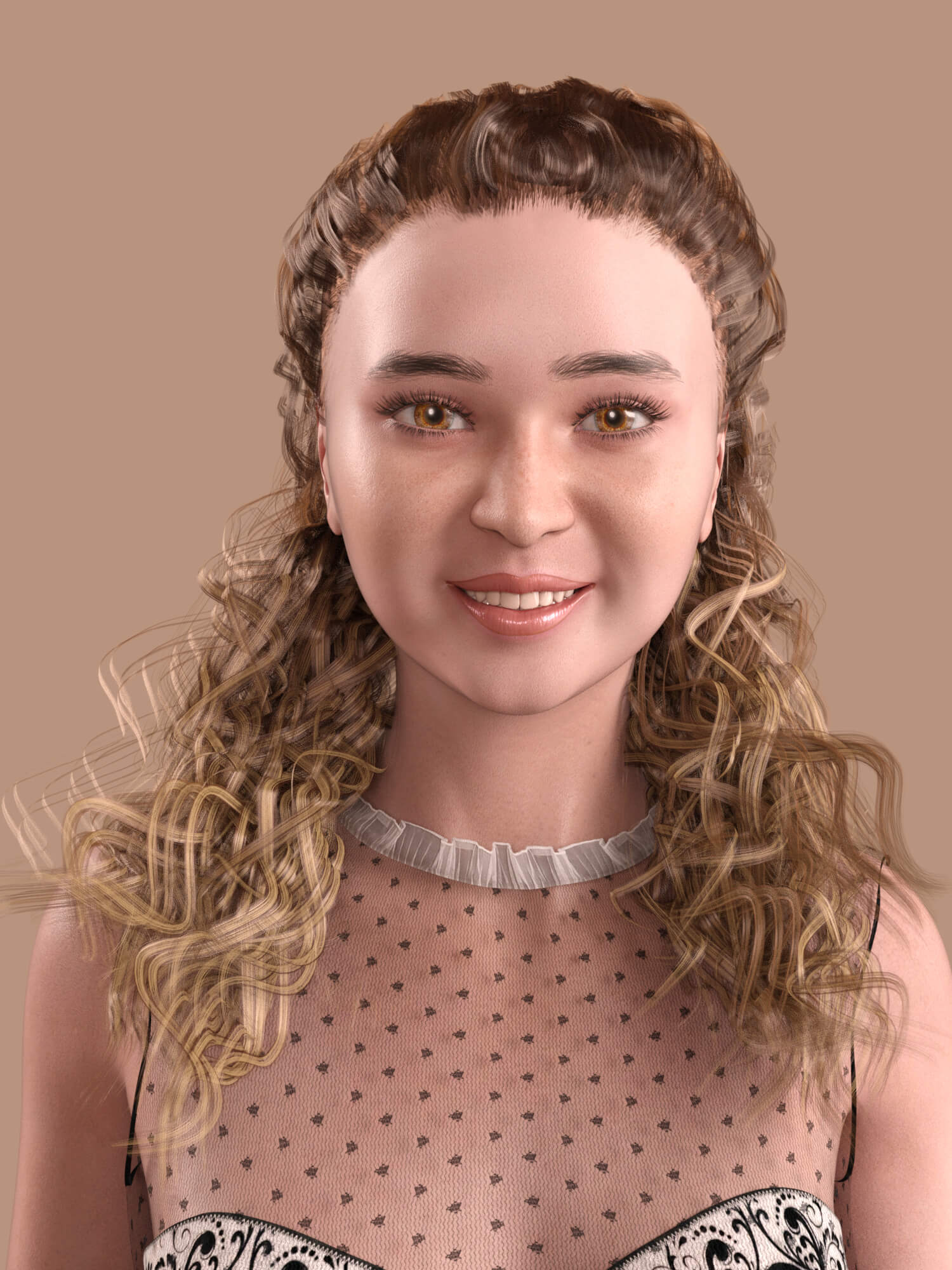 Akirah Curly Hair for Genesis 8 Female - Daz Content by storage-plan