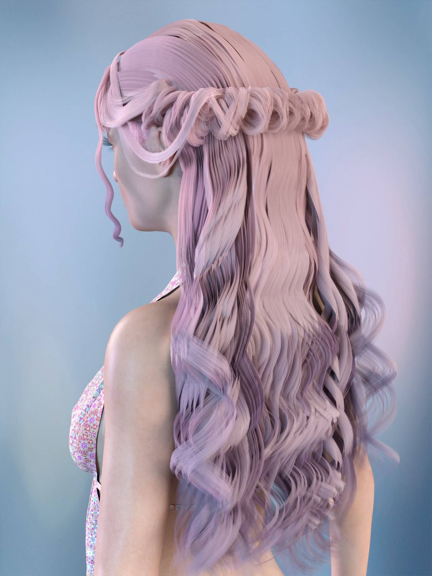 Aria Hair For Genesis 8 Female - Daz Content by storage-plan