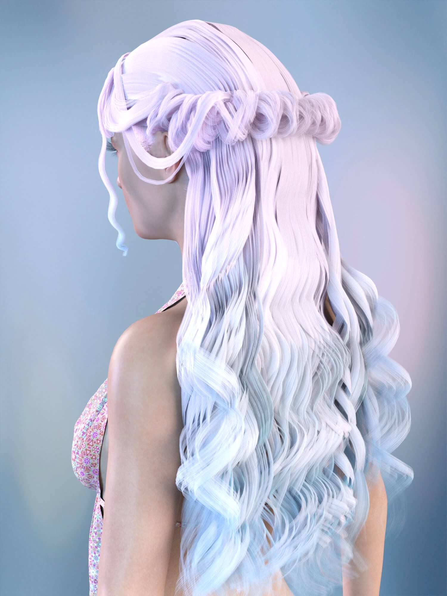 Aria Hair For Genesis 8 Female - Daz Content by storage-plan