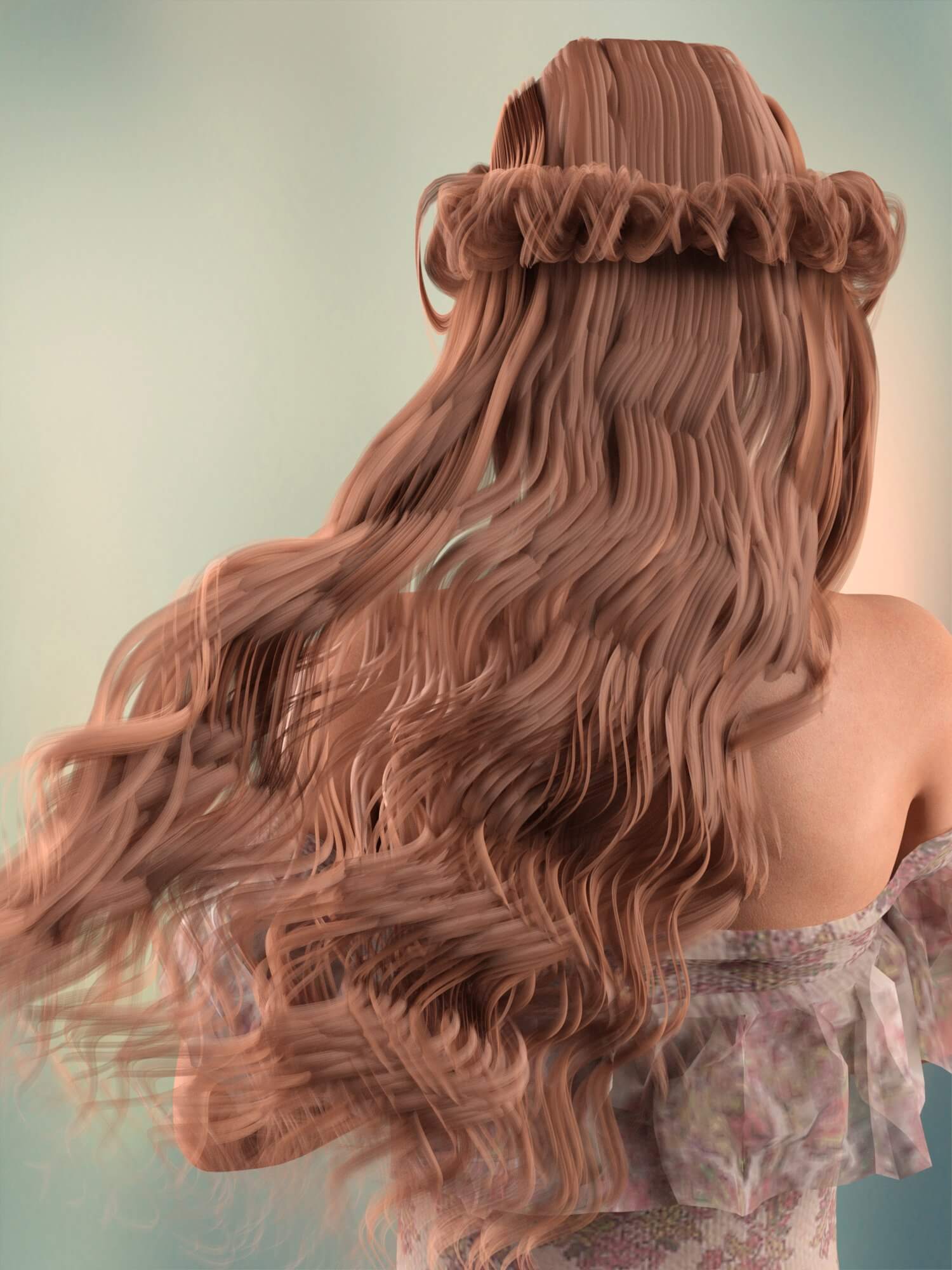 Aria Hair For Genesis 8 Female - Daz Content by storage-plan