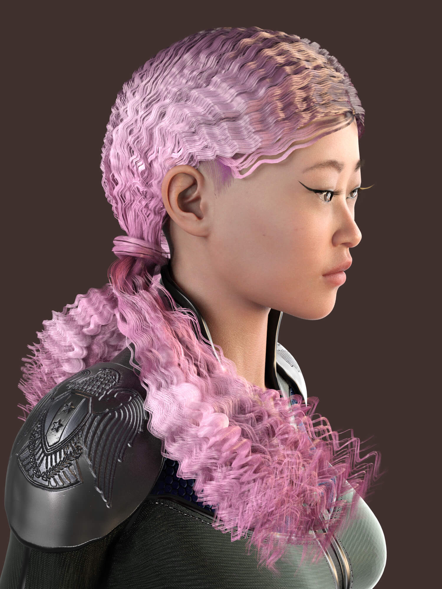 Curly Pigtails for Genesis 8 Female - Daz Content by storage-plan