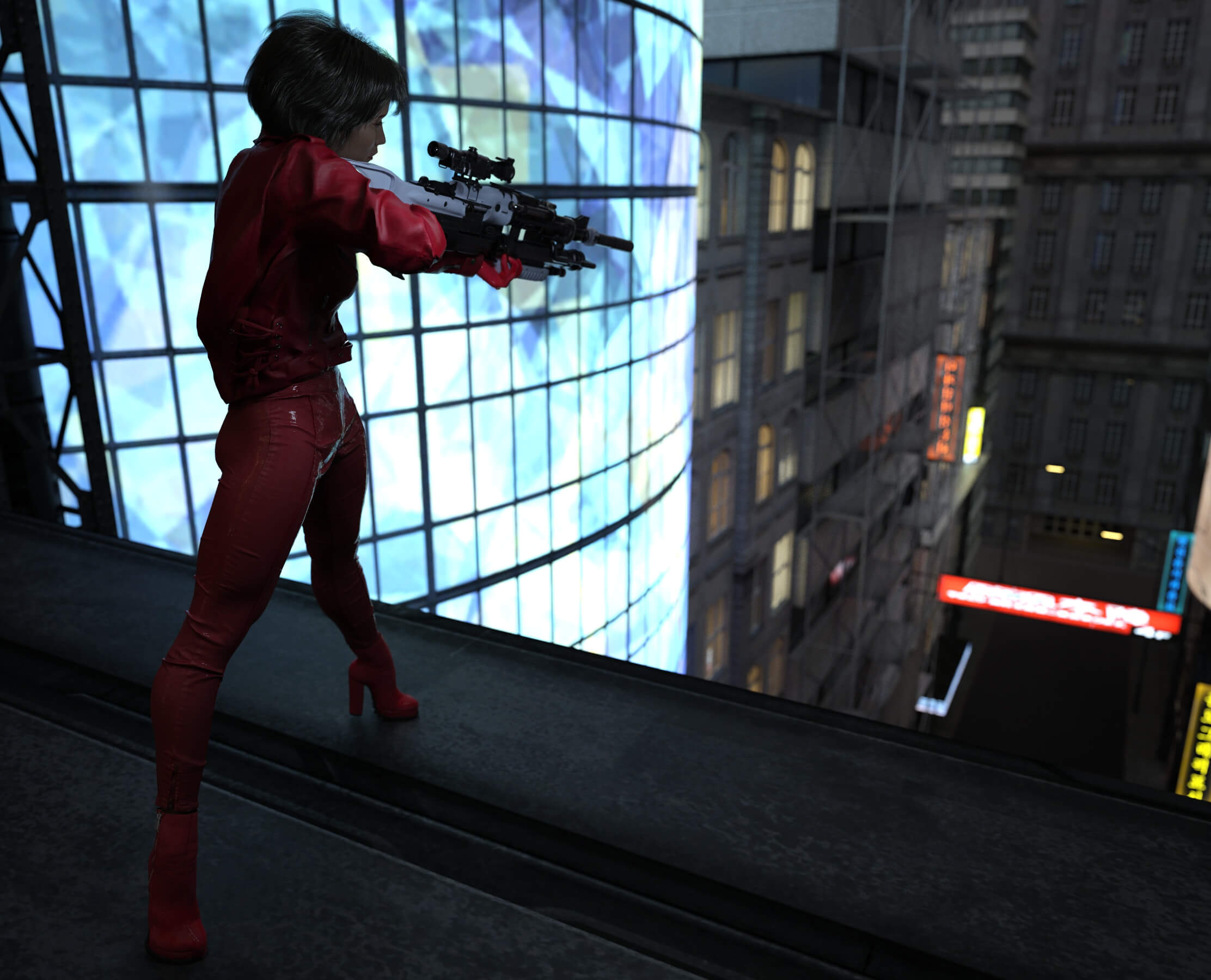 A little Tribute to... Kill Bill 3D Render by Storm84hunter