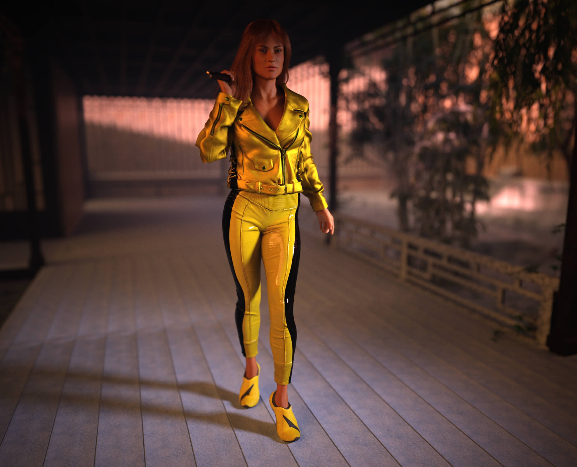 Beatrix Kiddo 3D Render | RenderHub Gallery