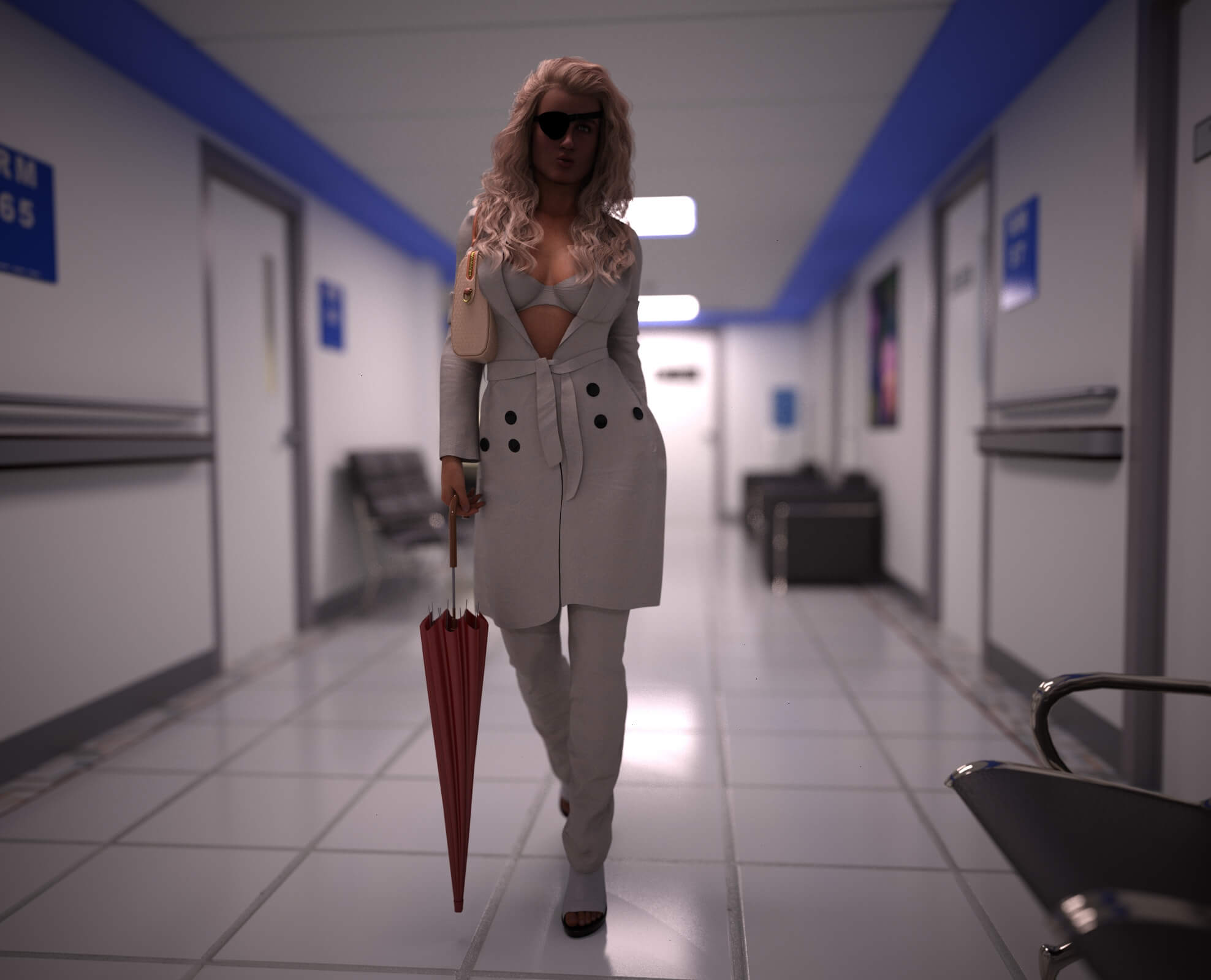 Elle Driver 3D Render, Digital Art by Storm84hunter