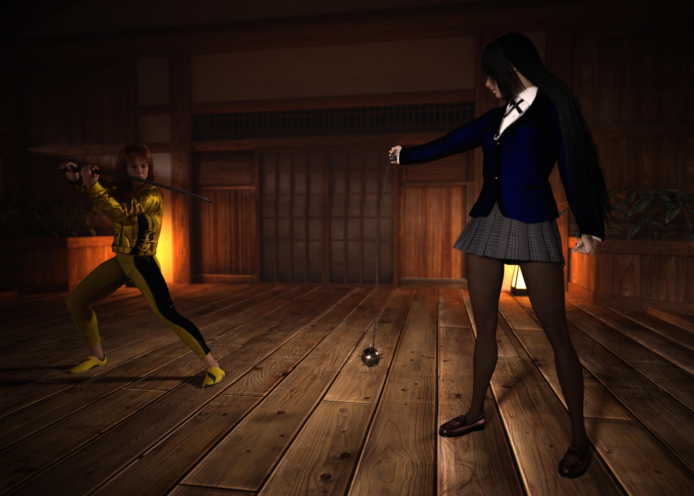 Gogo Yubari 3D Render | RenderHub Gallery