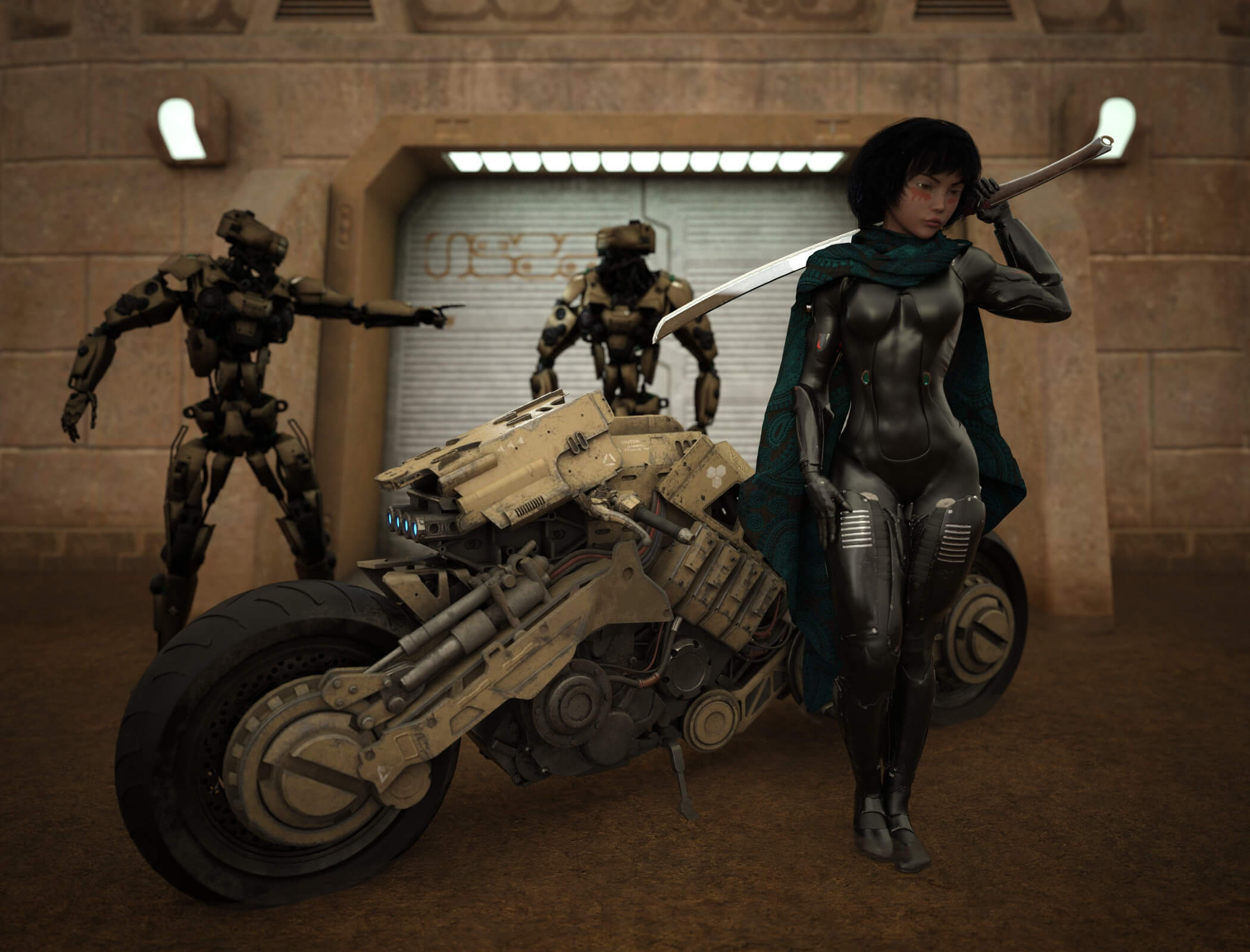 Hunter Warrior 3D Render, Digital Art by Storm84hunter