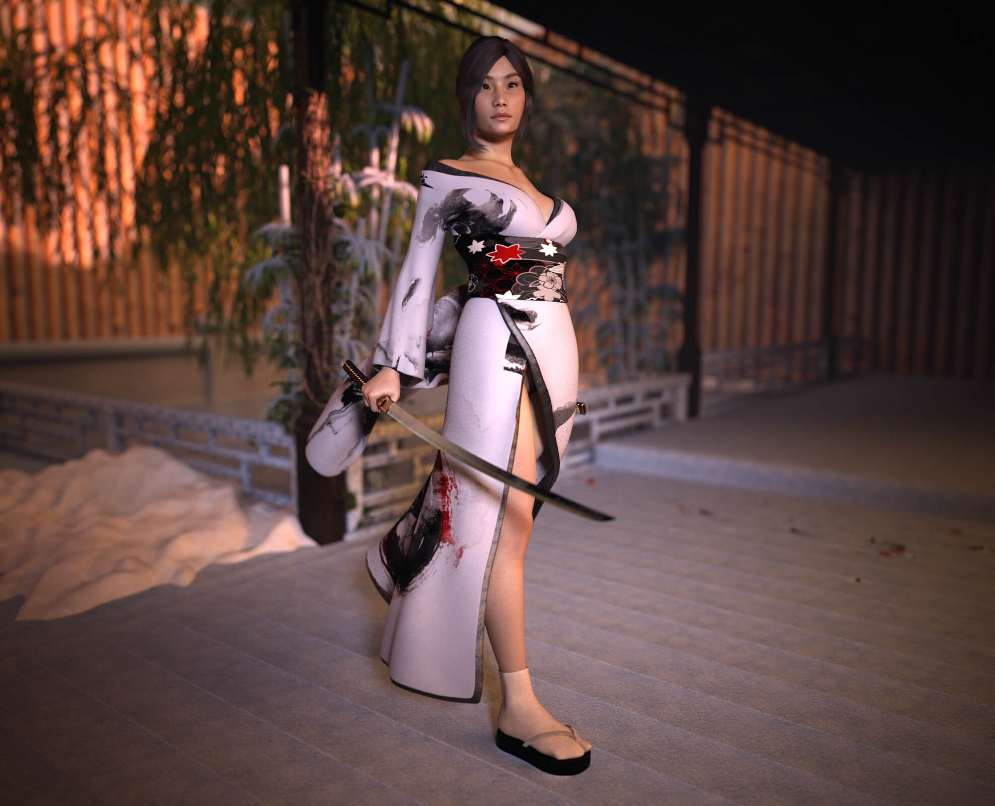 O-Ren Ishii and Co 3D Render, Digital Art by Storm84hunter