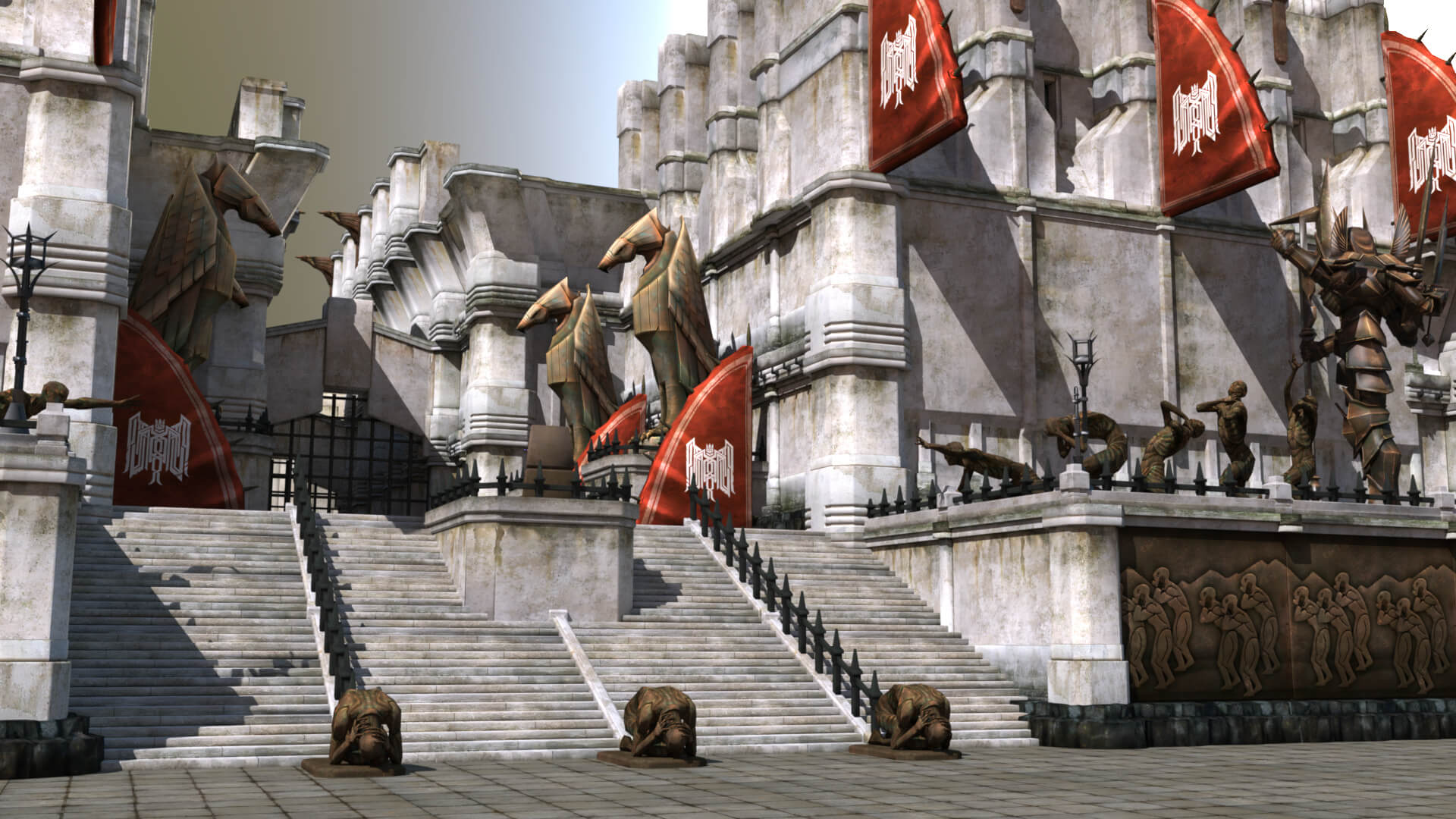 Gallows Courtyard DA2 - Daz Content by Stormlux18
