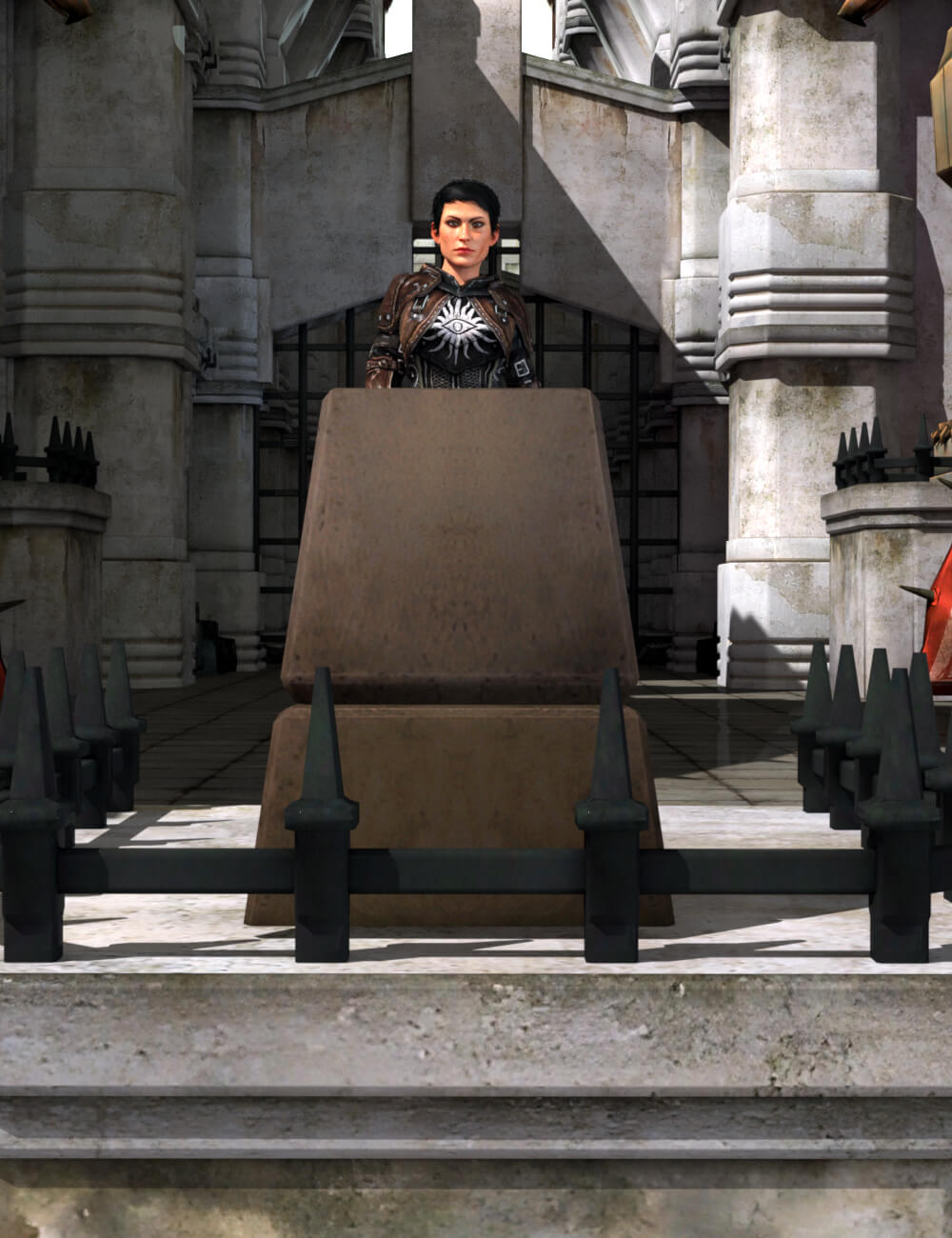 Gallows Courtyard DA2 - Daz Content by Stormlux18