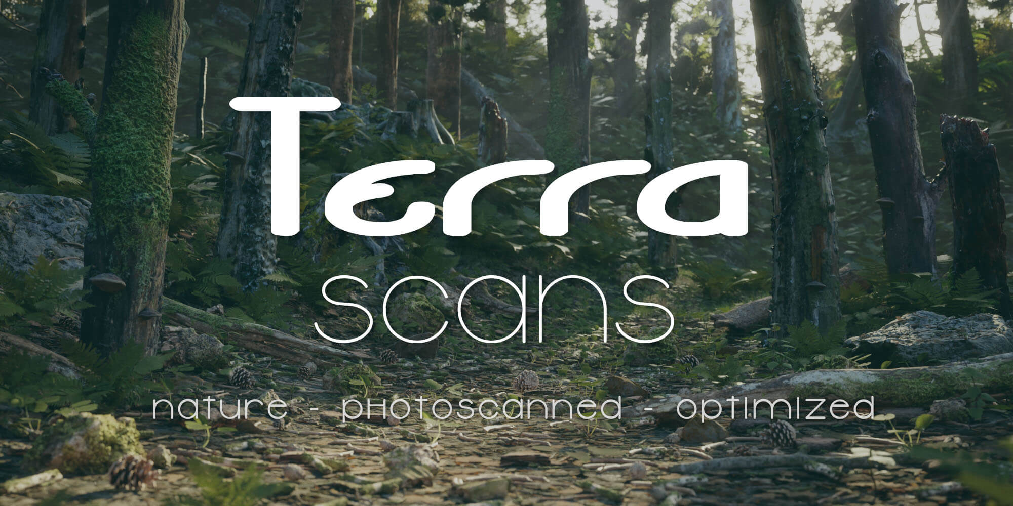 Terra Scans - Nature Library 3D Render, Digital Art by Stox