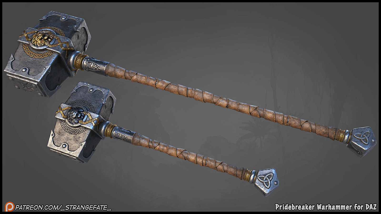 Pridebreaker Warhammer 3D Render, Digital Art by Strangefate