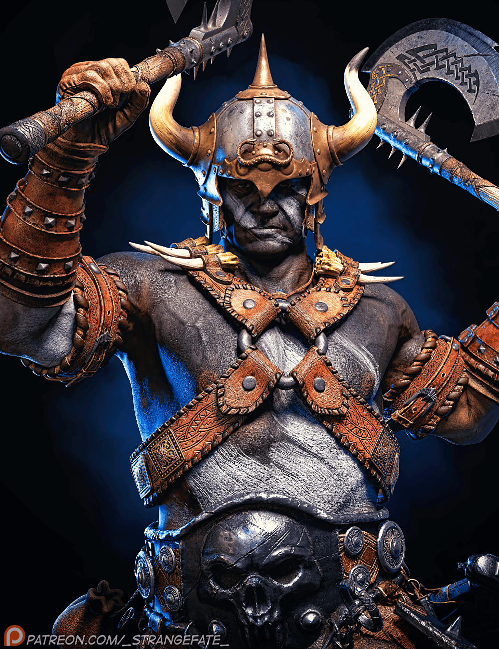 Ravager Harness 2 3D Render, Digital Art by Strangefate