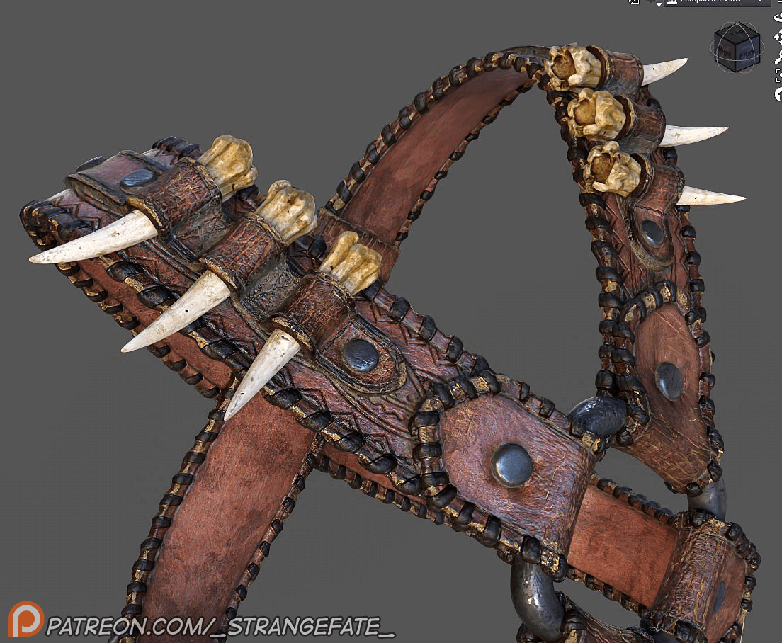 Ravager Harness 2 3D Render, Digital Art by Strangefate