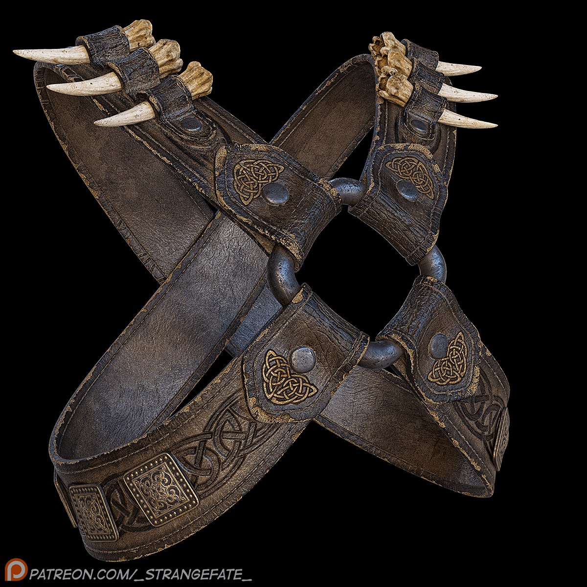 Ravager Harness 2 3D Render, Digital Art by Strangefate