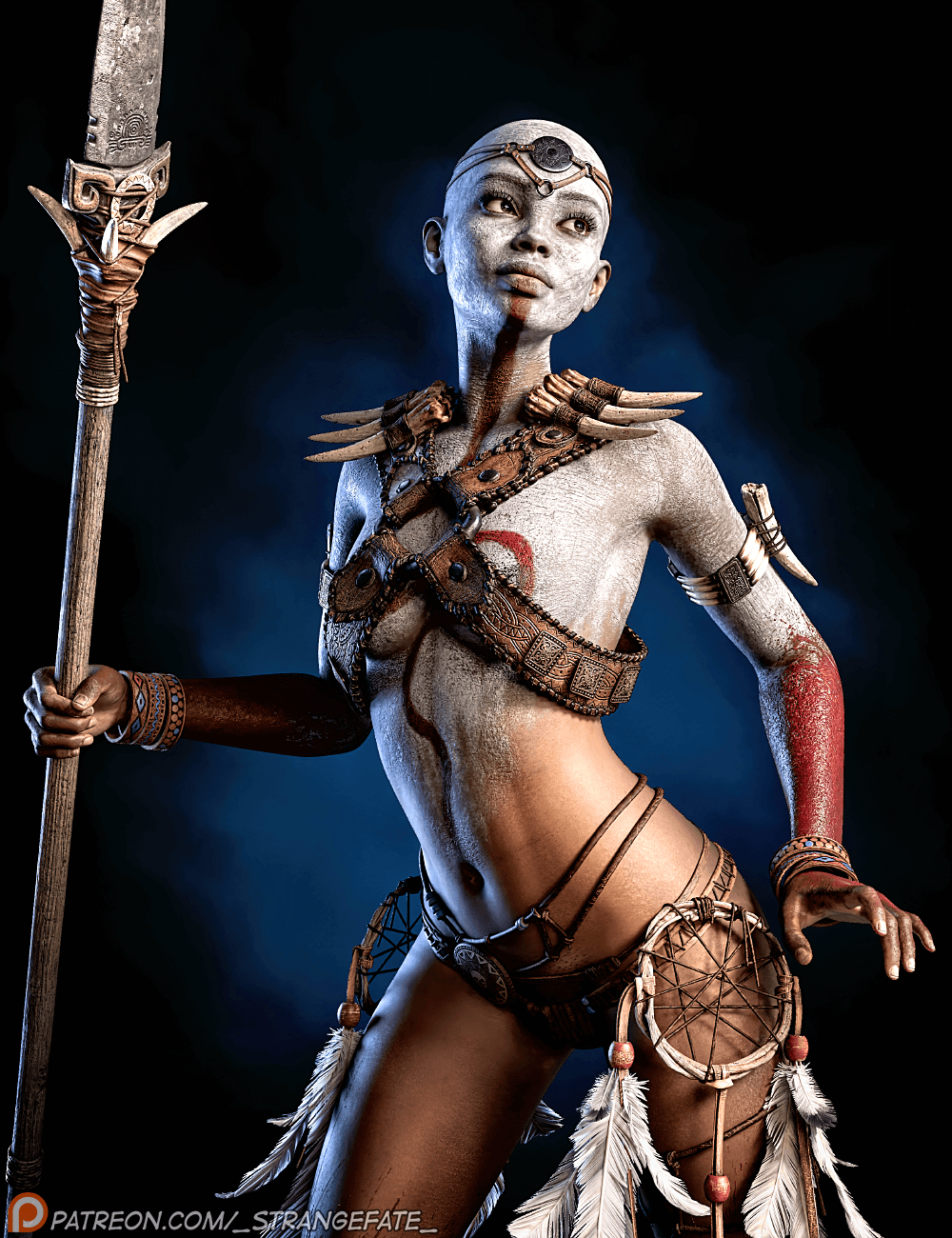 Ravager Harness 3D Render, Digital Art by Strangefate