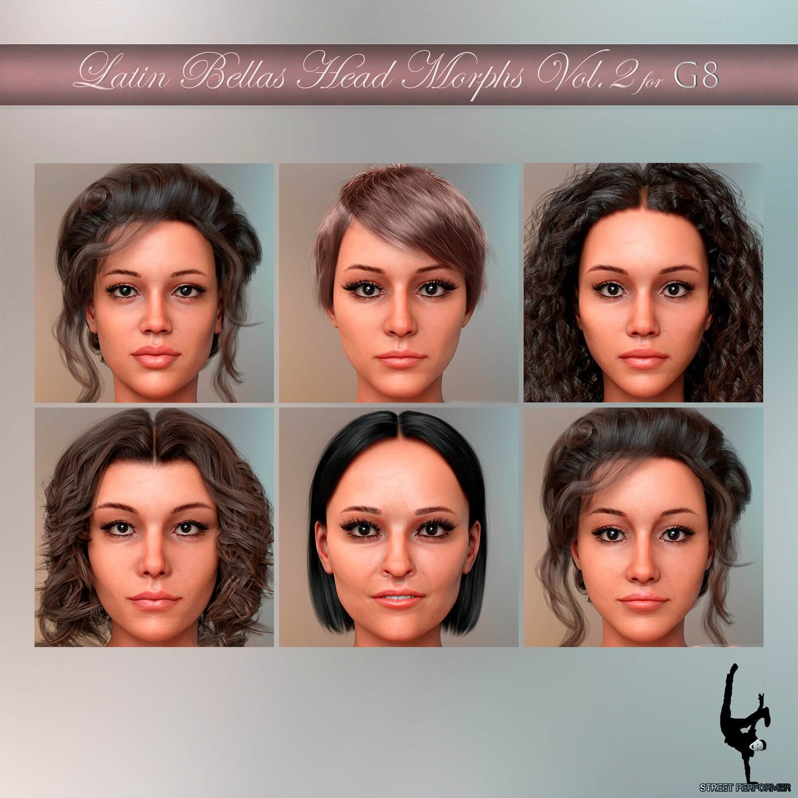 Latin Bellas Head Morphs Vol2 For G8F & G8.1F - Daz Content by ...