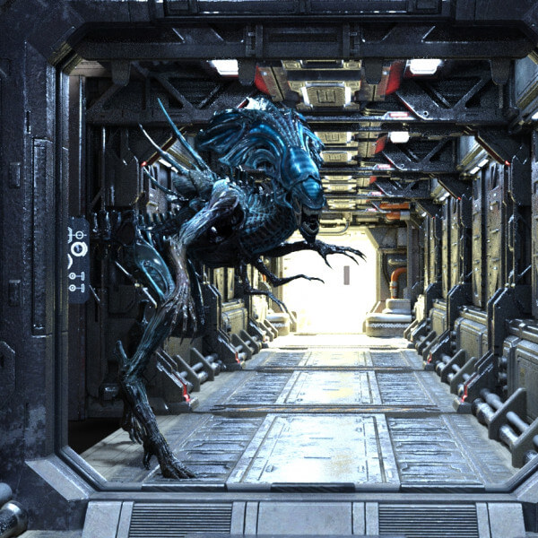 The Xenomorph Queen 3D Render | RenderHub Gallery