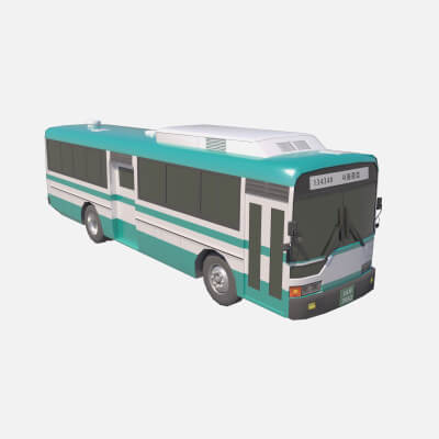 Korean Bus A540 - 3D Model by studio-vertex