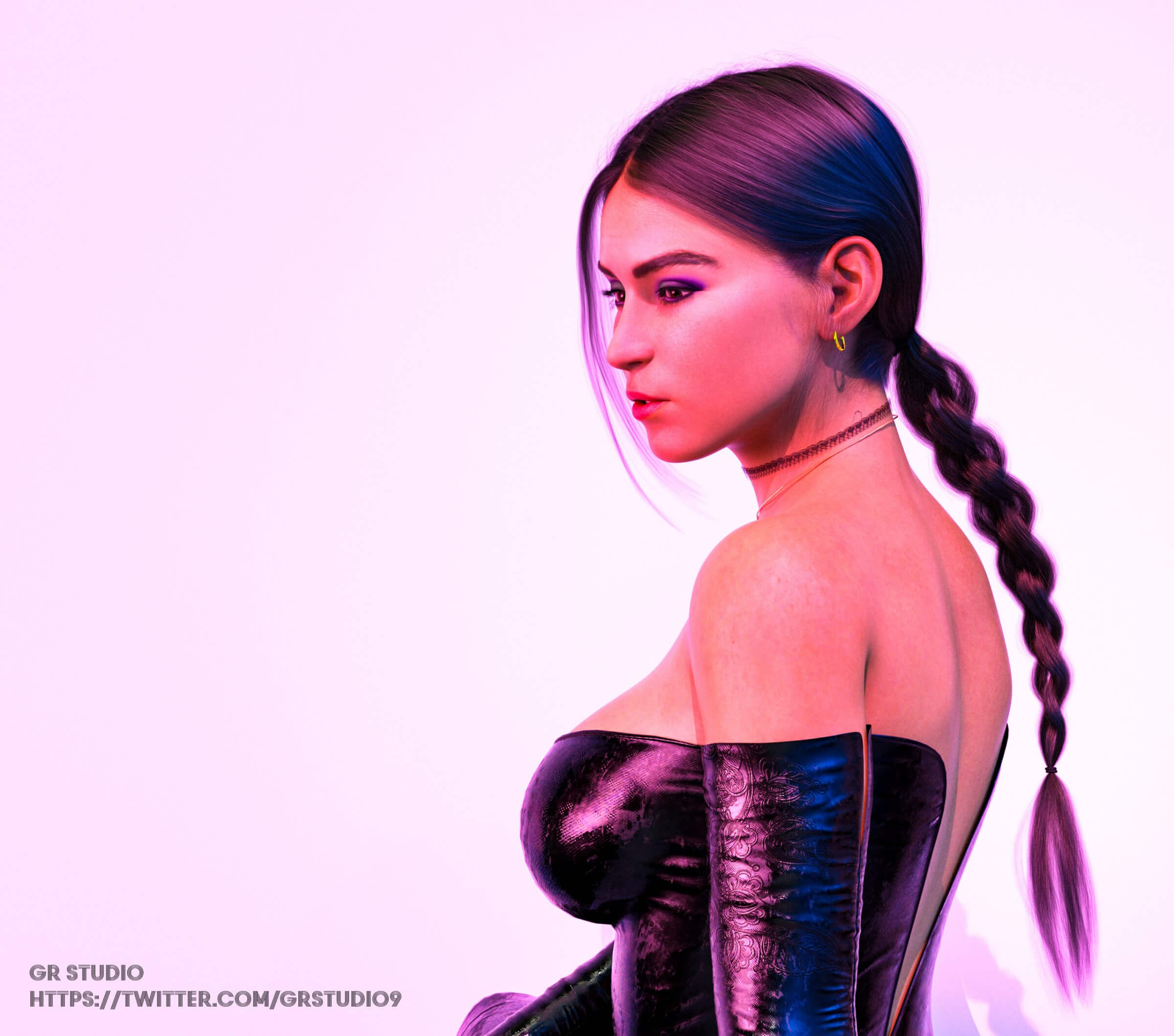 Lara Croft 3d Render Renderhub Gallery
