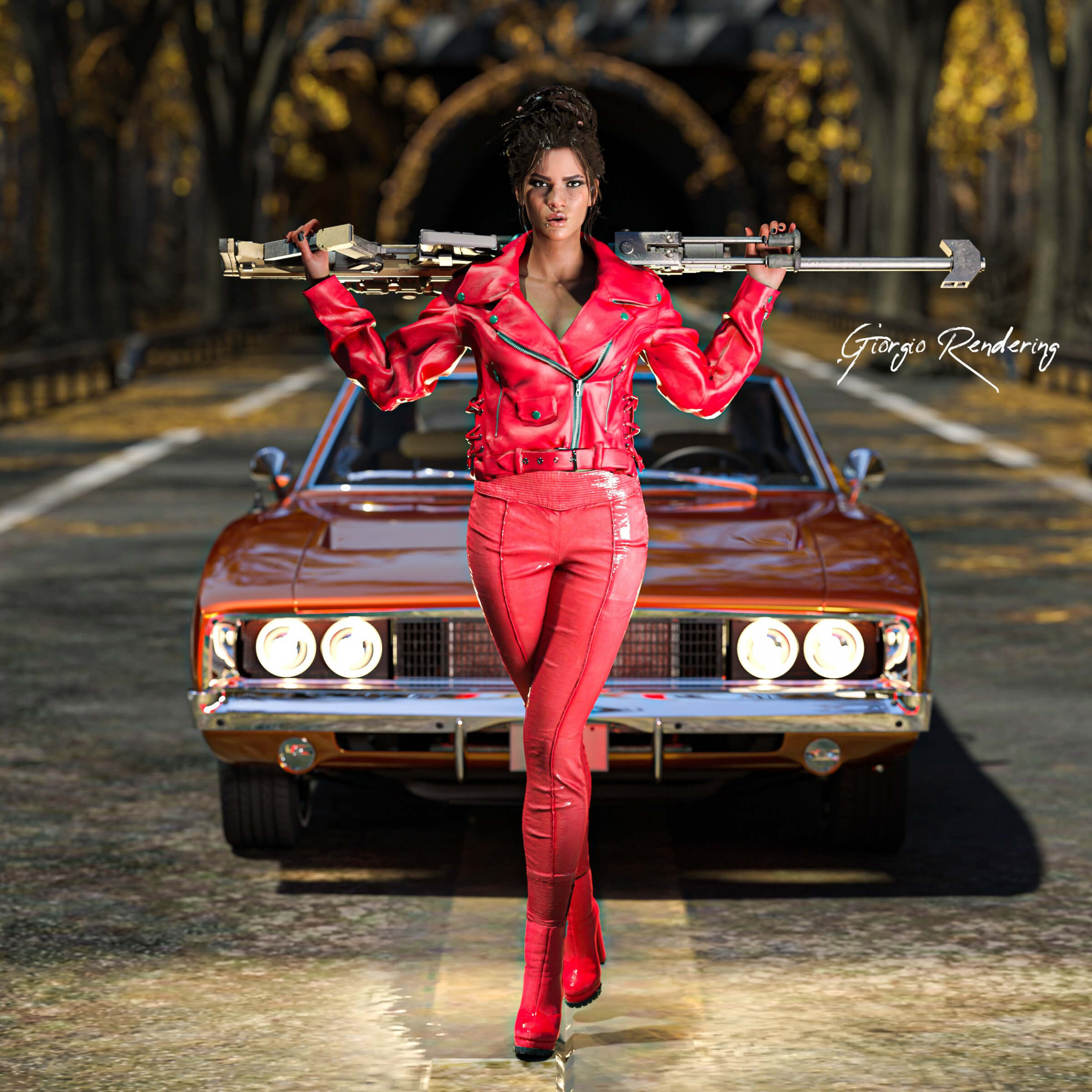 Panam Palmer 3D Render, Digital Art by Studio38