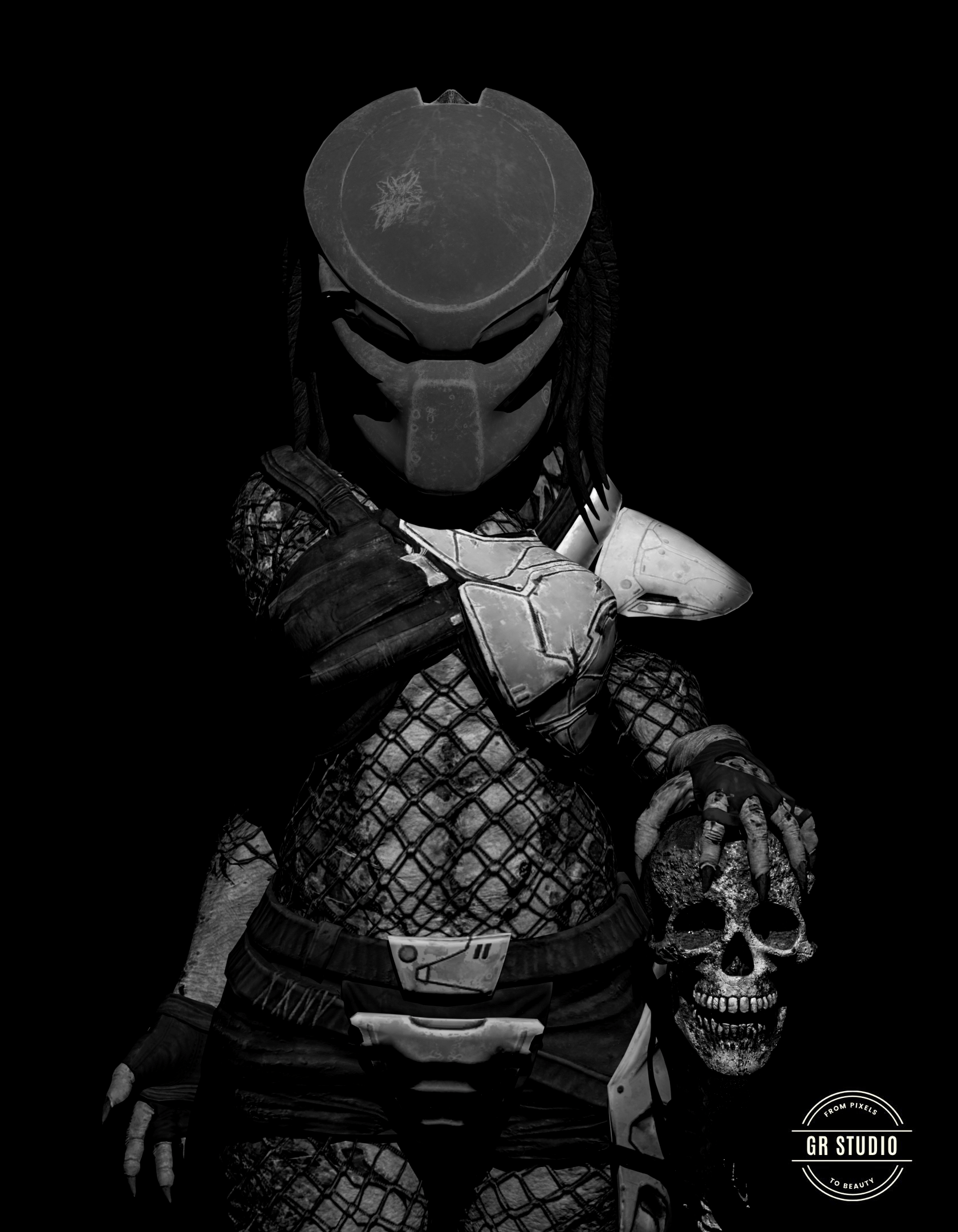 Predator 3D Render, Digital Art by Studio38