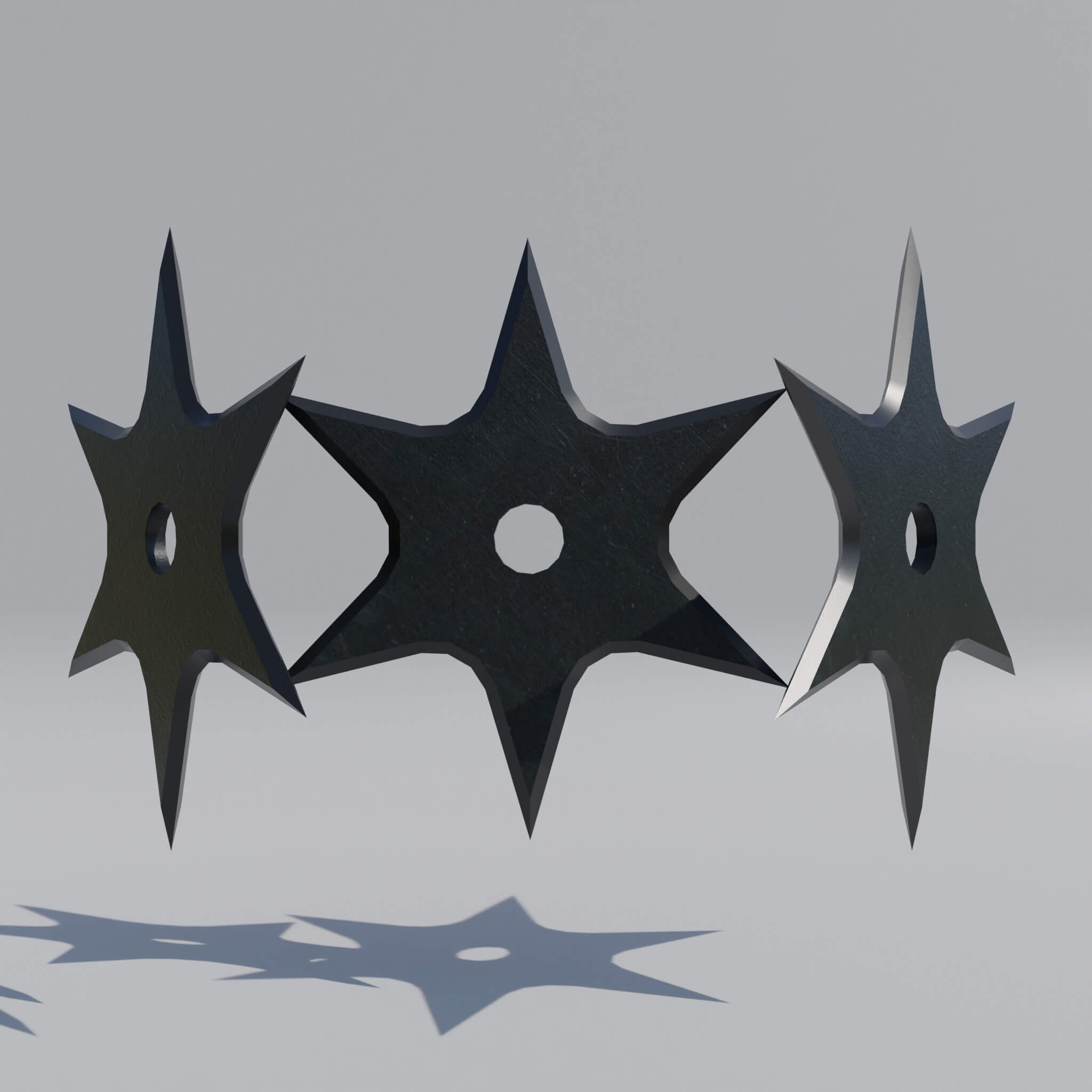 Ninja Star 02 - 3D Model by Stunner Art