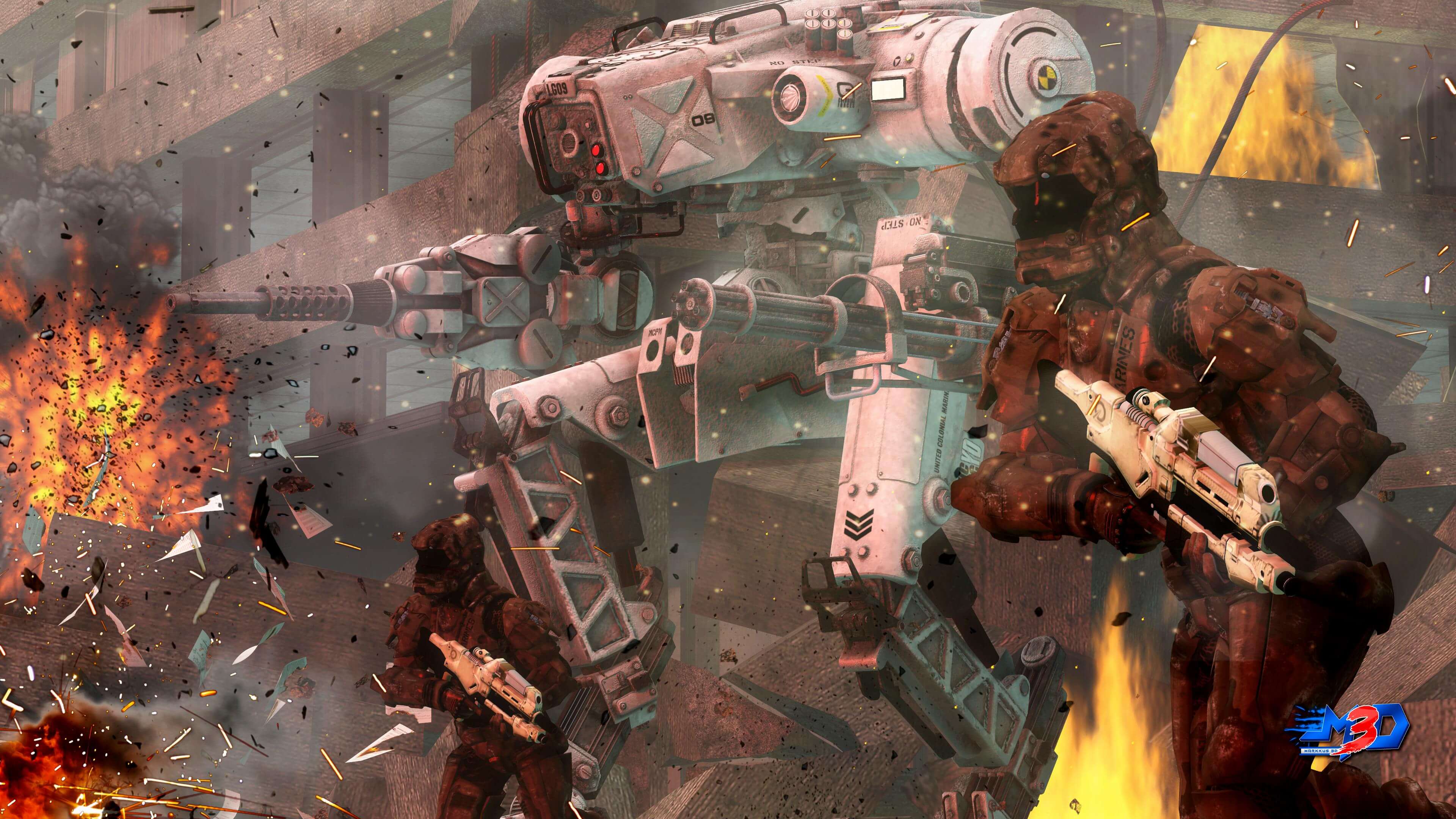 Future war 3D Render, Digital Art by Sukkram