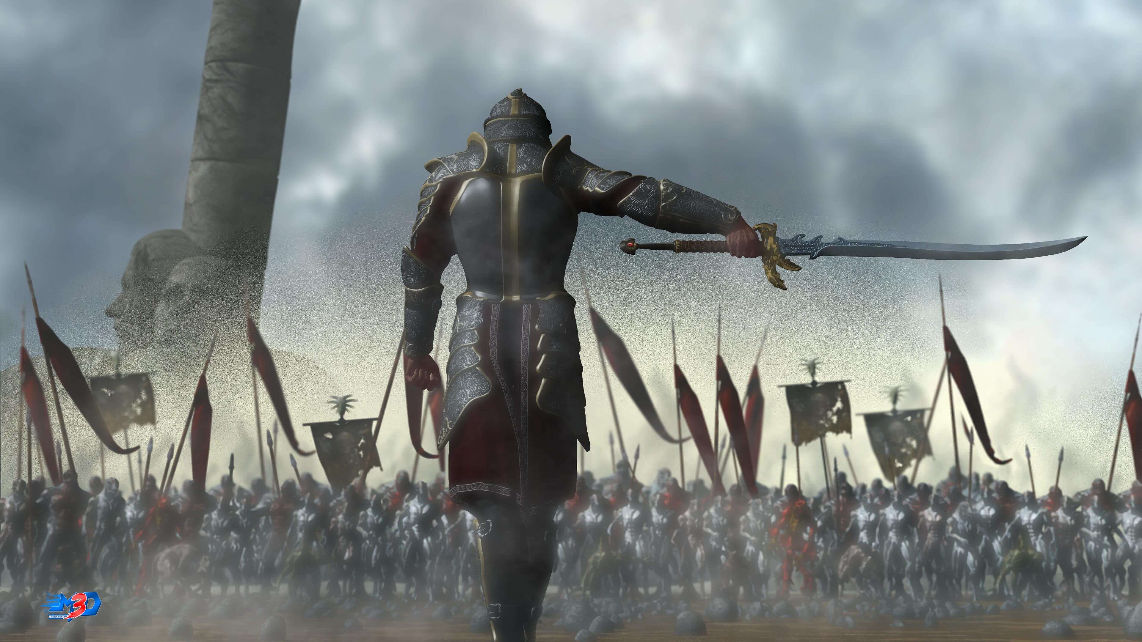 Sense of bravoure 3D Render, Digital Art by Sukkram