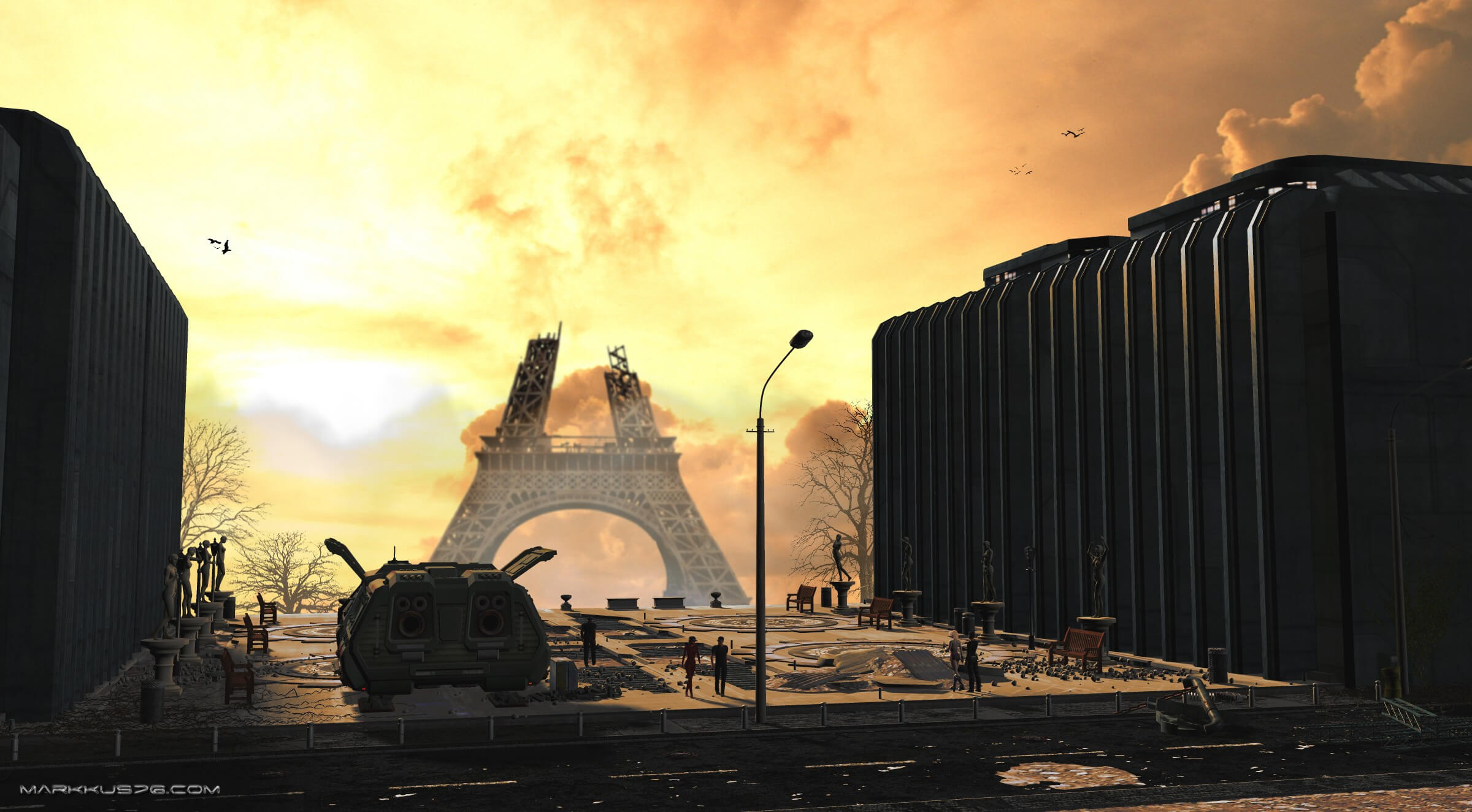 Somewhere 3D Render, Digital Art by Sukkram