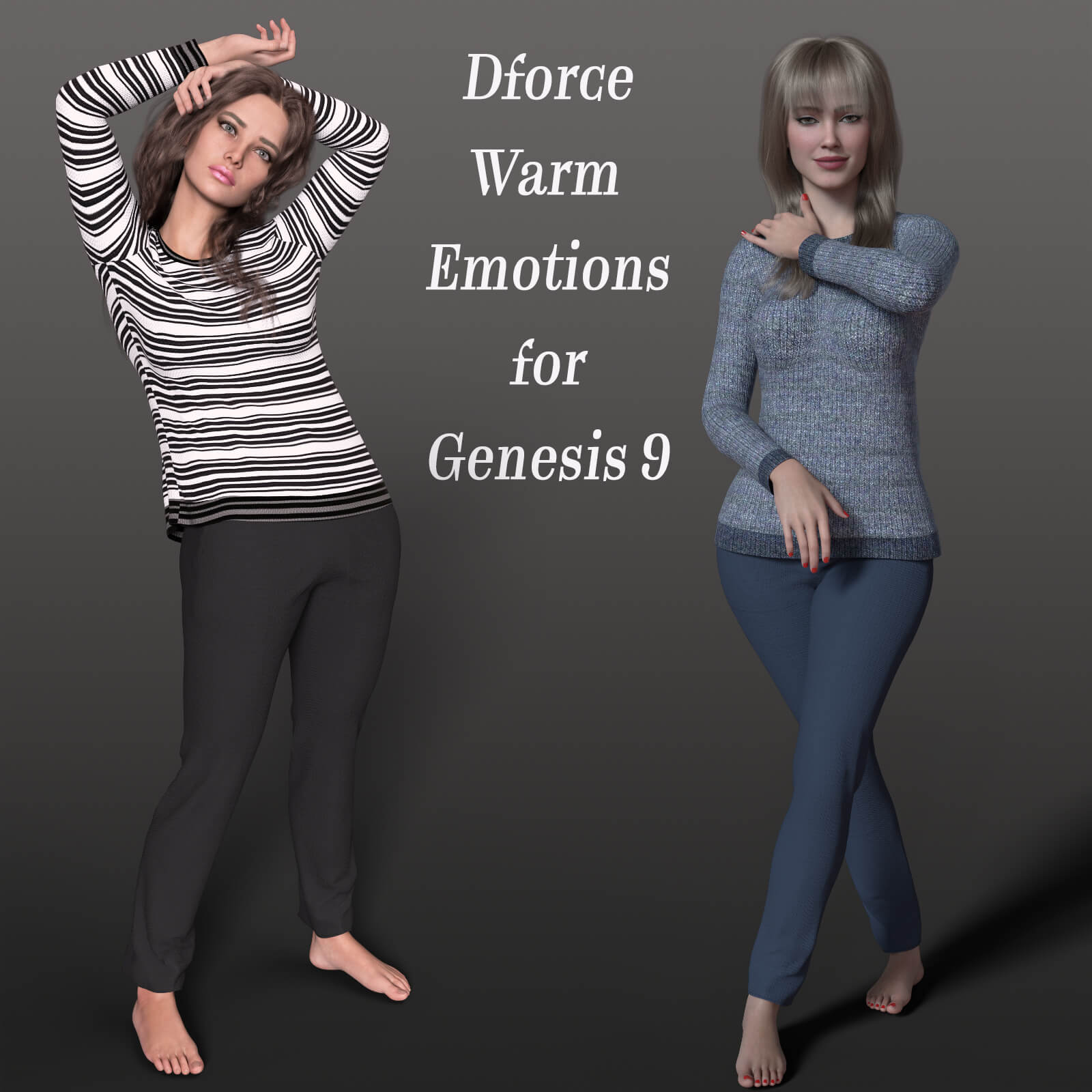 dForce Warms Emotions for Genesis 9 - Daz Content by Suli s Designs