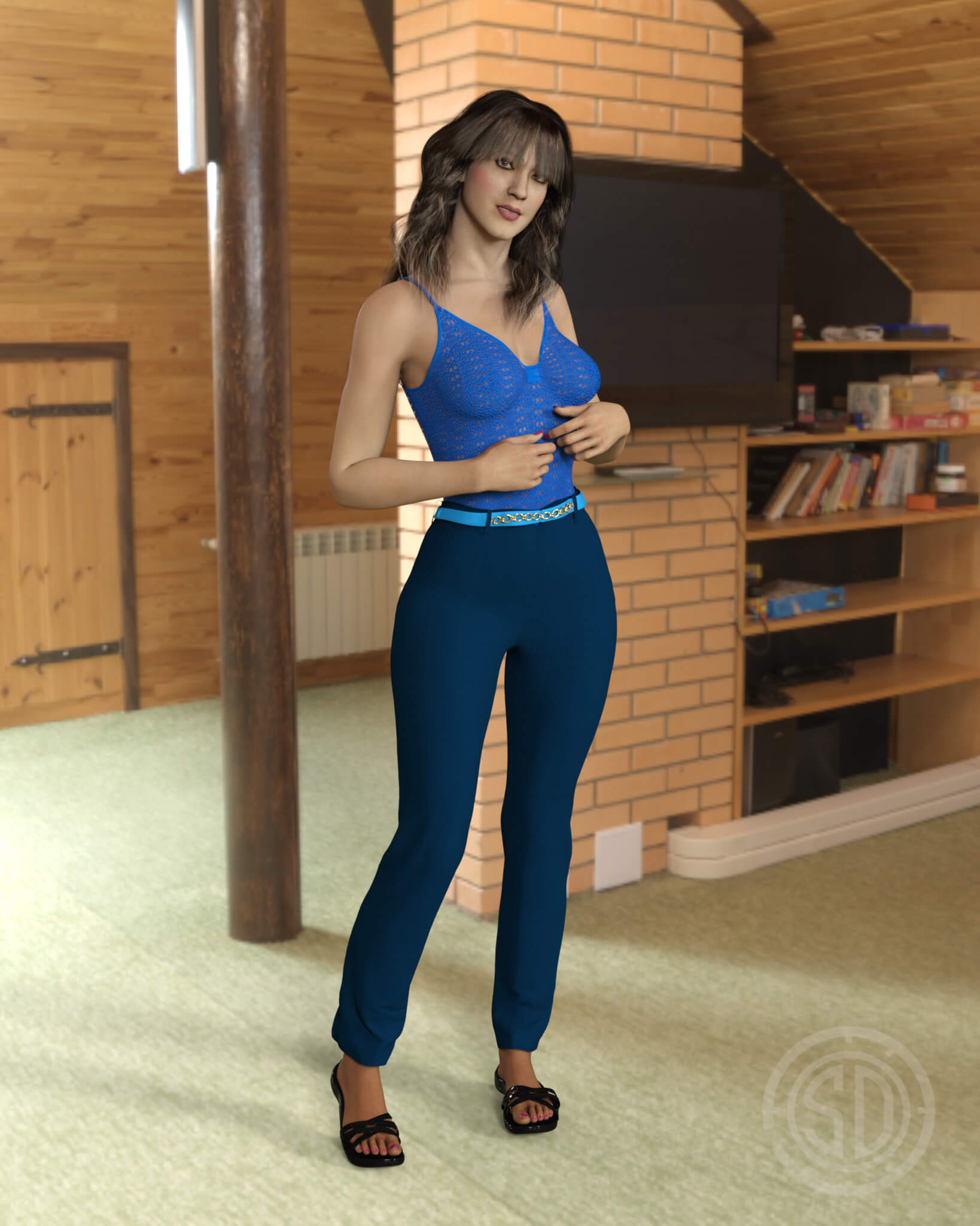 Sd Body Pant Set For Genesis 9 And 8 Female Daz Content By Suli S Designs