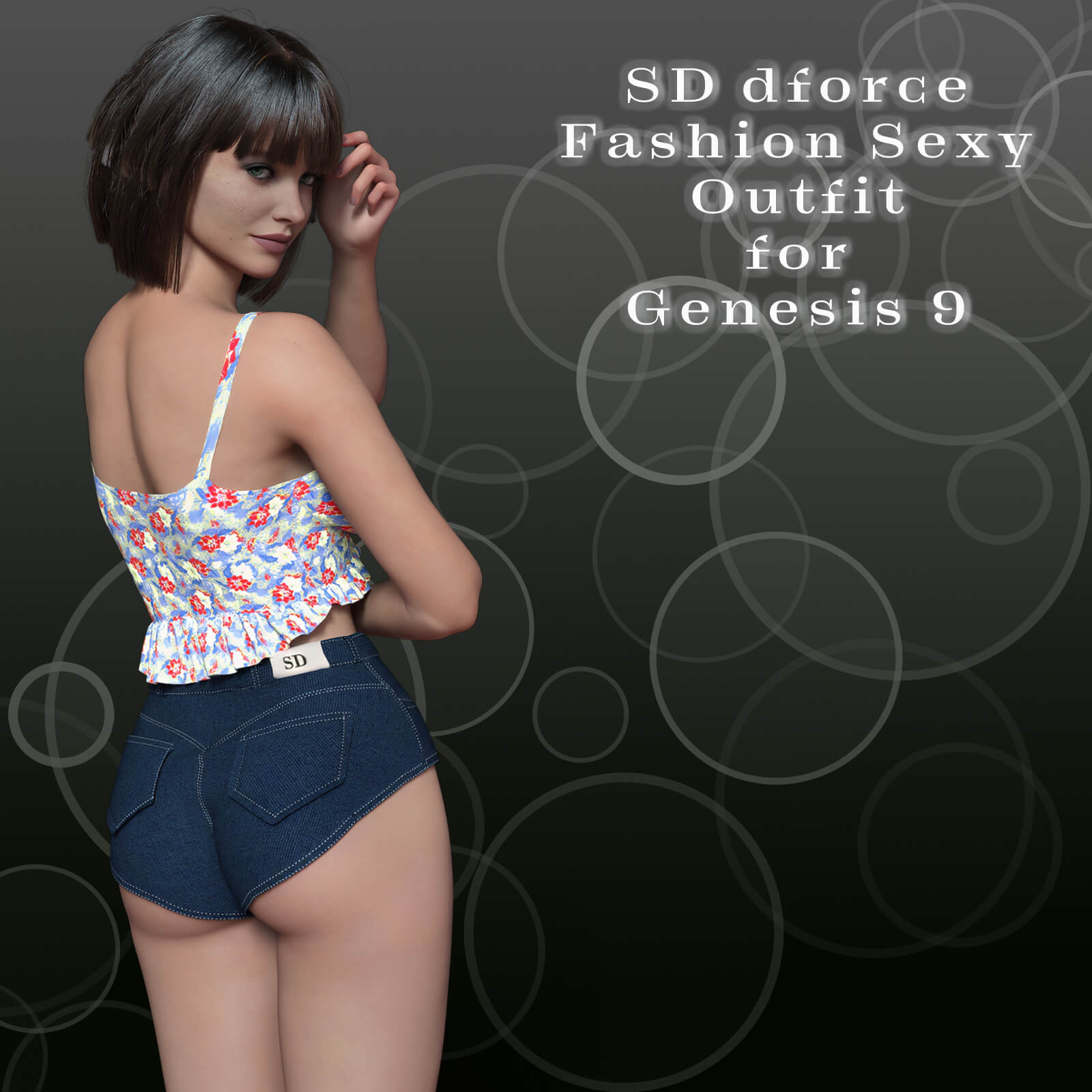 SD Fashion Sexy Outfit G9 - Daz Content by Suli s Designs