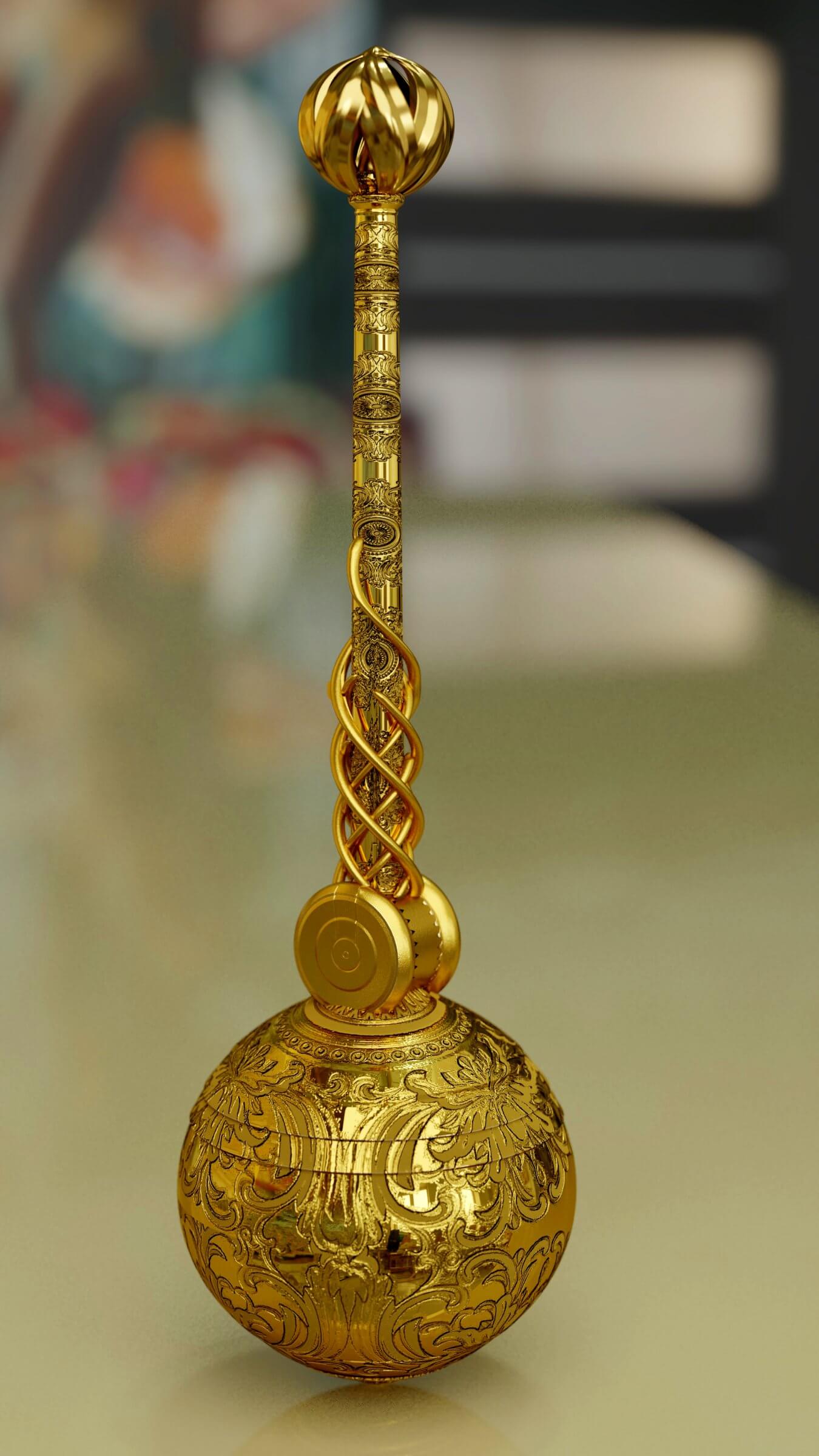 Lord Hanuman Mace - 3D Model by sumitkucheria
