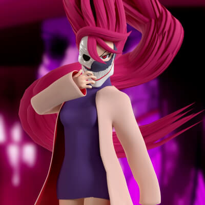 Aira Acrobatic Silky Form - Dandadan 3D Model by Summerforce